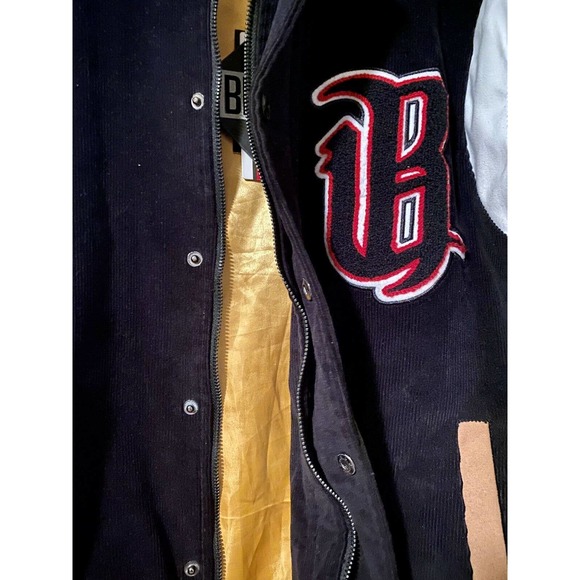Bkys | Jackets & Coats | Bkys Black Keys Corduroy Letterman Jacket ...